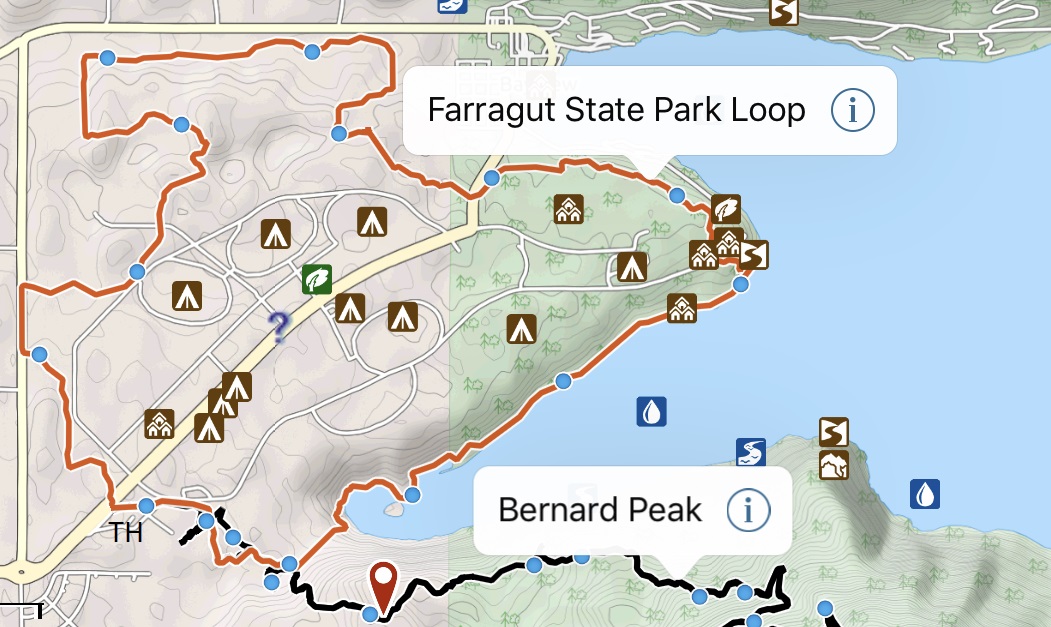 Farragut State Park Loop | NaughtyHiker